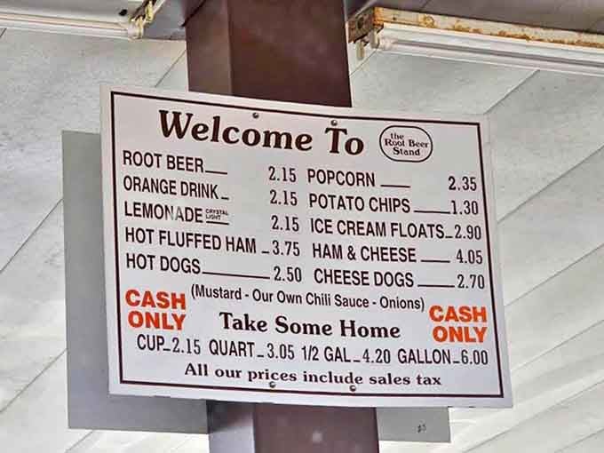 The no-frills menu board tells you everything you need to know &ndash; straightforward comfort food at prices that won't break the bank.