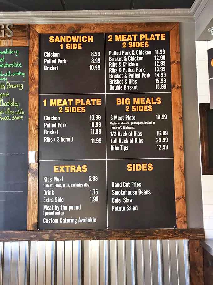 When the menu board is this straightforward, you know they're confident in their craft and not hiding behind fancy descriptions.
