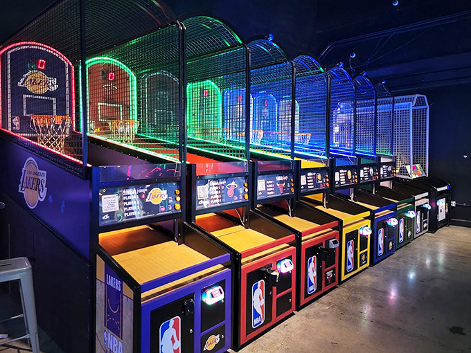 NBA-themed basketball games line up like a technicolor dream team, ready for your best shot.