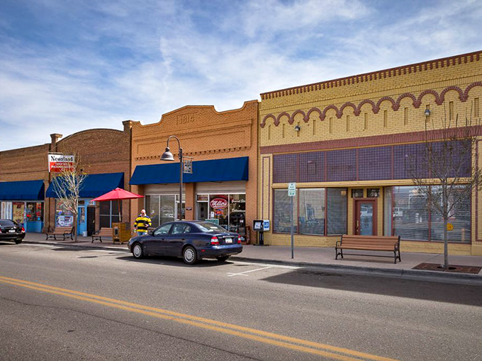 These vintage storefronts aren't trying to be retro &ndash; they've simply stood the test of time, housing local businesses with authentic character.