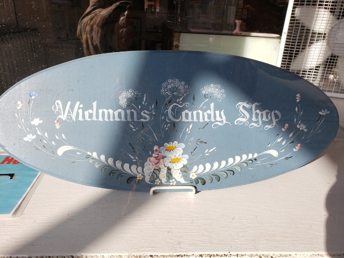This hand-painted bowl captures the old-world charm that makes Widman's feel like stepping into a confectionery time machine.