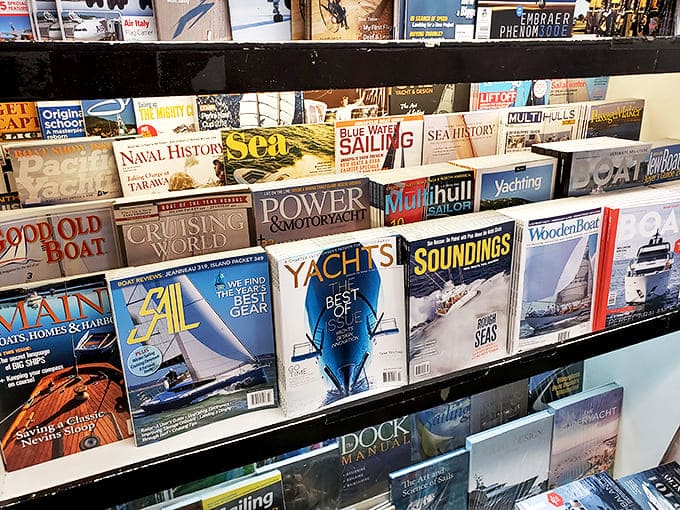 Nautical enthusiasts rejoice! The sailing magazine collection would make even seasoned sea captains weak in the knees.