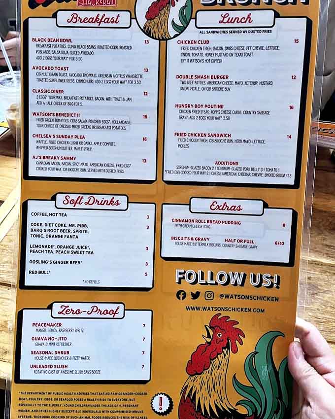 The menu at Watson's reads like a love letter to comfort food, with breakfast and lunch options that'll make your stomach growl in anticipation.