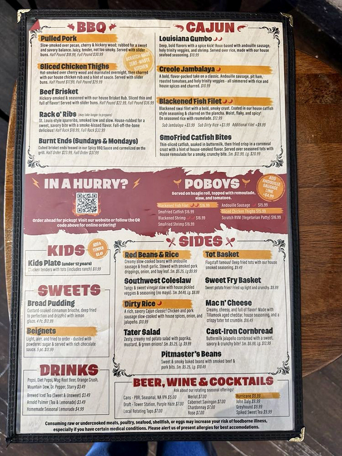 The menu reads like a love letter to Southern cuisine &ndash; BBQ meets Cajun in a mouthwatering marriage of smoky and spicy.