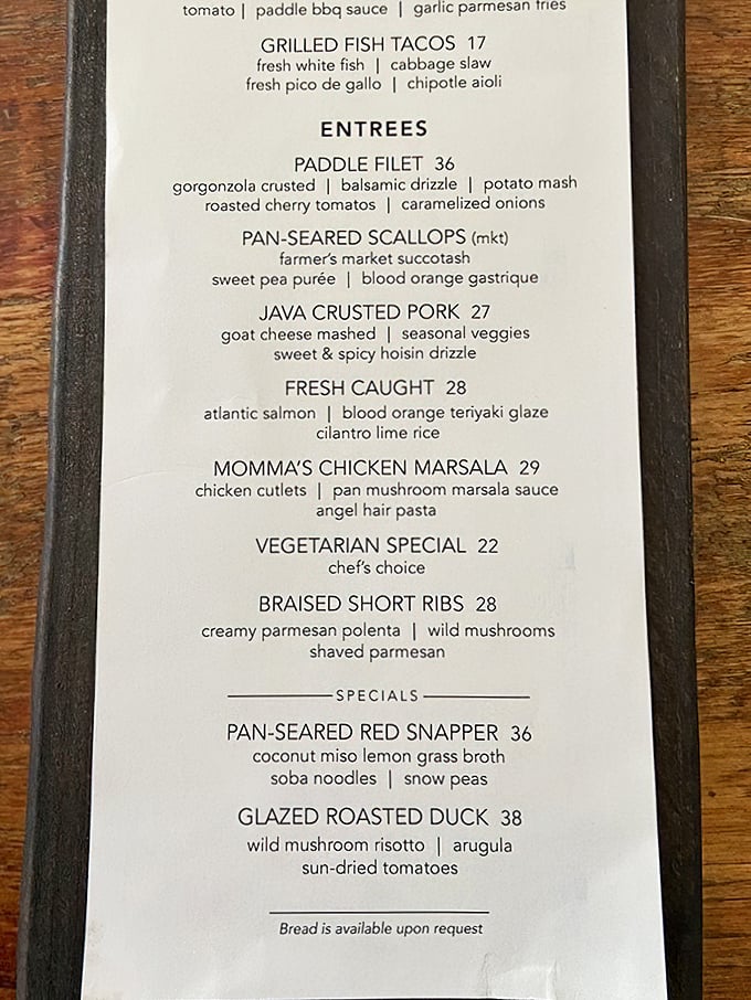 The menu reads like poetry for food lovers &ndash; each dish described with enough detail to make your mouth water before ordering.