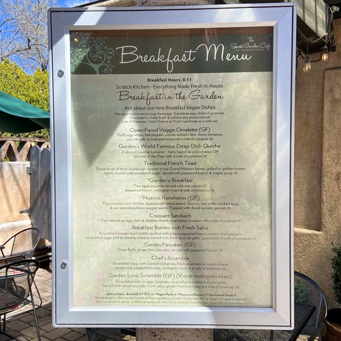 The breakfast menu reads like a love letter to morning indulgence, with each description promising a journey beyond ordinary breakfast fare.