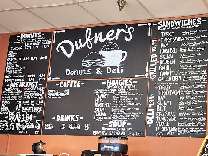 The chalkboard menu &ndash; a masterpiece of possibility where indecision becomes your only real problem of the day.