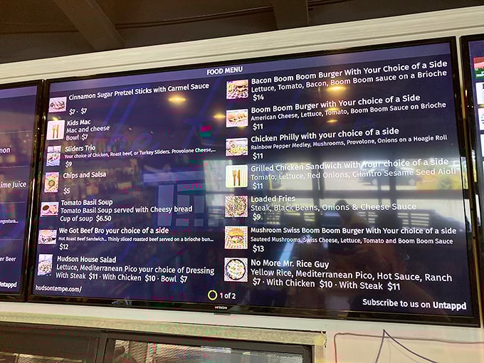 The menu board of dreams &ndash; where every option sounds better than the last and decisions become deliciously difficult.