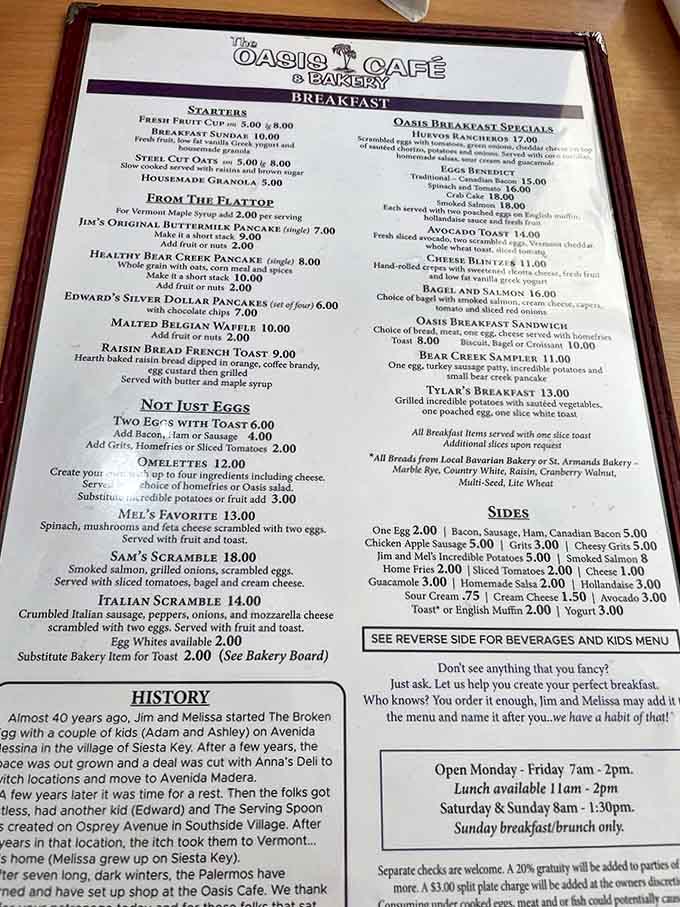 A time-honored collection of breakfast classics with thoughtful twists, each item representing decades of culinary wisdom and morning comfort.