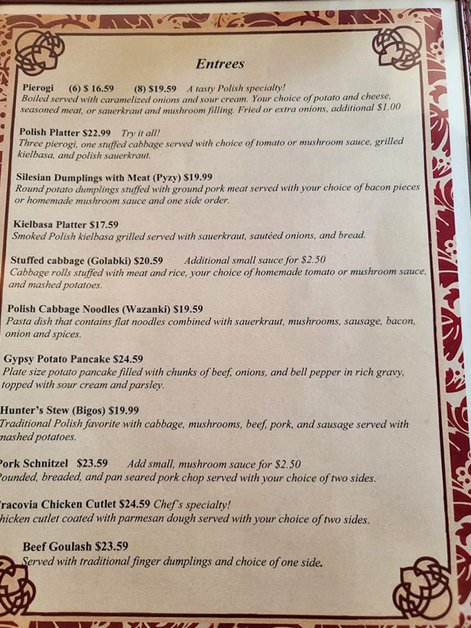 A menu that reads like a passport to Poland &ndash; each dish tells a story of tradition, family recipes, and flavors that have stood the test of time.