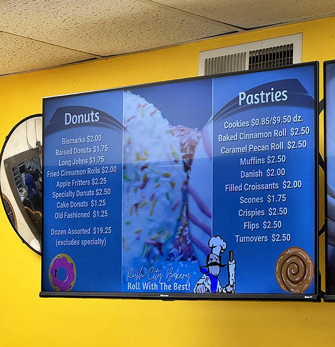 The menu board &ndash; a roadmap to paradise where every path leads to deliciousness. Notice how reasonably priced happiness can be?