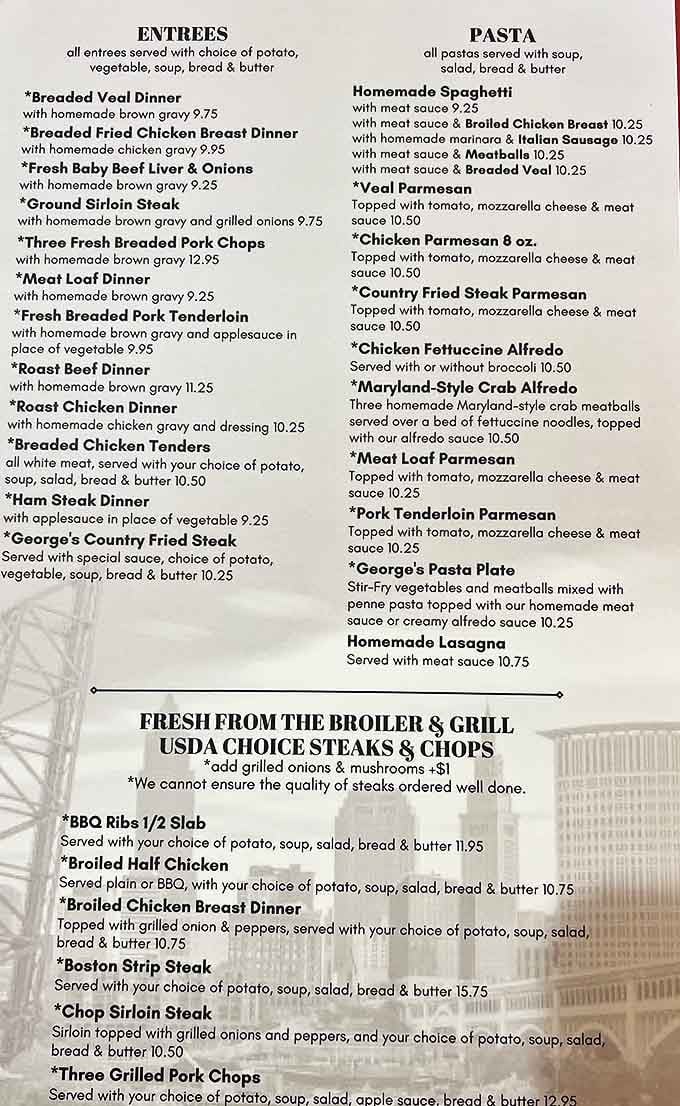 The menu reads like a love letter to comfort food classics &ndash; no pretension, just honest dishes that make your stomach growl in anticipation.