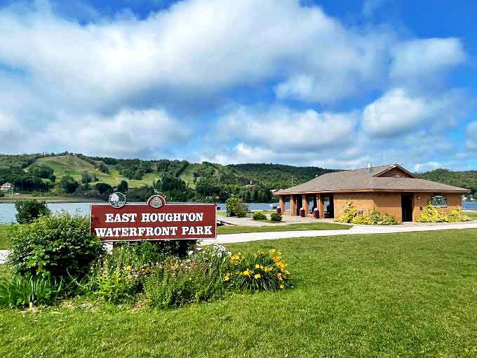 East Houghton Waterfront Park offers peaceful respite with its lakeside views, walking paths, and perfectly positioned benches for contemplating life's big questions.