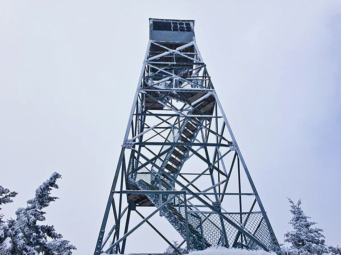 Winter transforms the tower into a frost-kissed observatory. The climb might be chillier, but those snow-blanketed vistas? Worth every shiver.