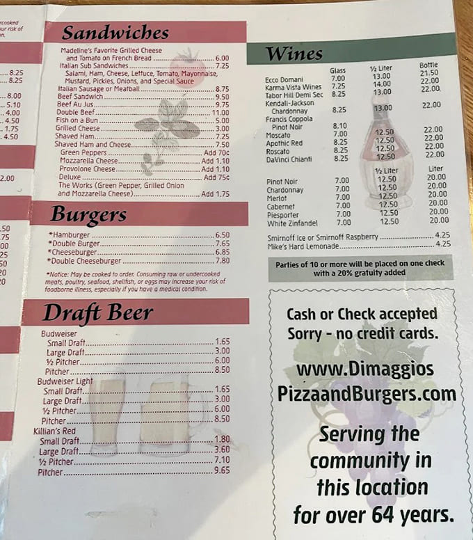 The menu reads like a greatest hits album of Italian-American classics &ndash; no fancy descriptions needed when the food speaks for itself.