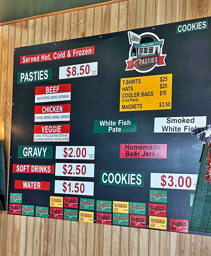 Simple choices, extraordinary results &ndash; Lehto's menu board showcases their focused offerings, proving that doing one thing perfectly beats doing many things adequately.
