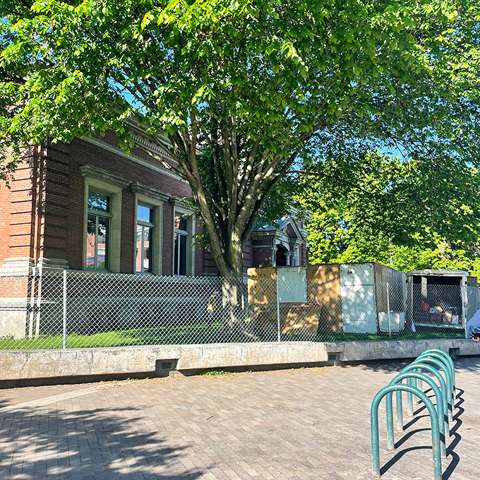 Fletcher Free Library stands as a testament to Burlington's commitment to knowledge and community, its brick facade welcoming bibliophiles daily.
