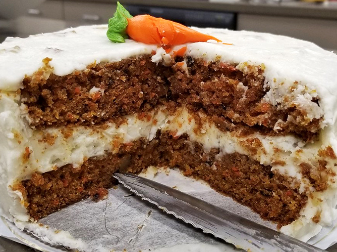 This isn't just carrot cake &ndash; it's a masterpiece of moisture, texture, and balanced sweetness that makes other carrot cakes weep with inadequacy.
