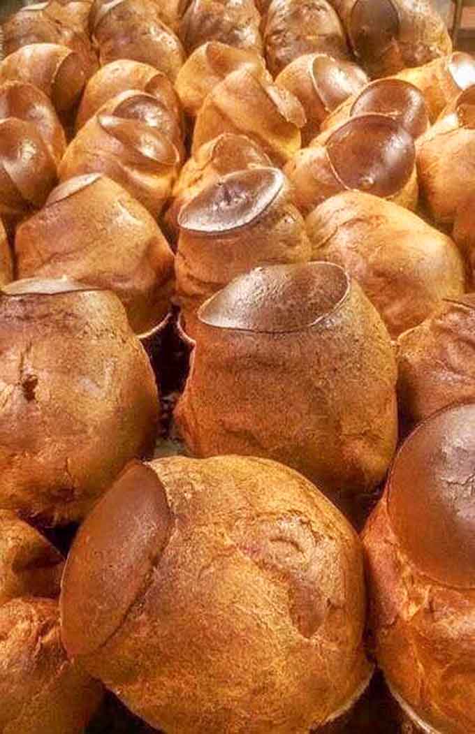 Behold the legendary popovers, golden and puffy like edible clouds that somehow taste even better than they look.