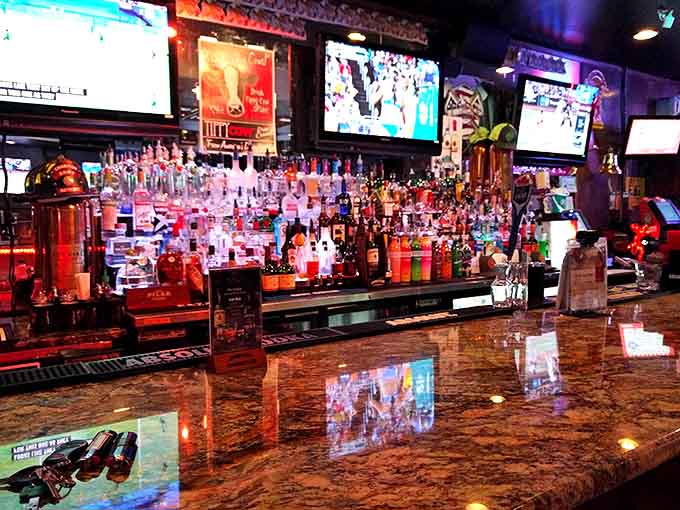 4. bar area