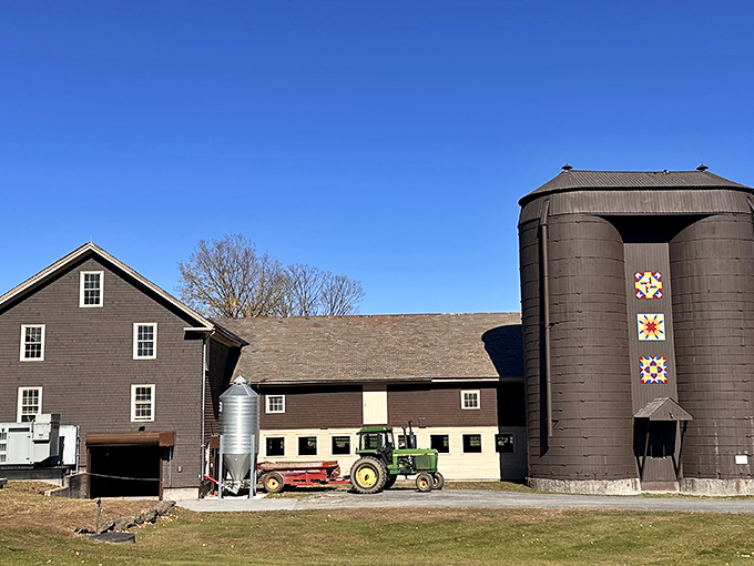Billings Farm & Museum: History meets agriculture at this working dairy farm, where even the tractors seem to pose perfectly against the autumn backdrop.