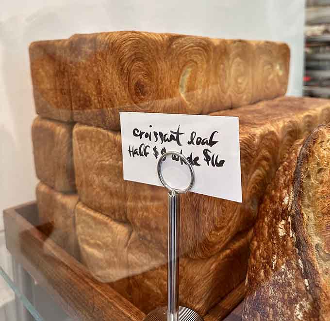 Behold the croissant loaf, a towering testament to what happens when innovation meets butter in the best possible way.