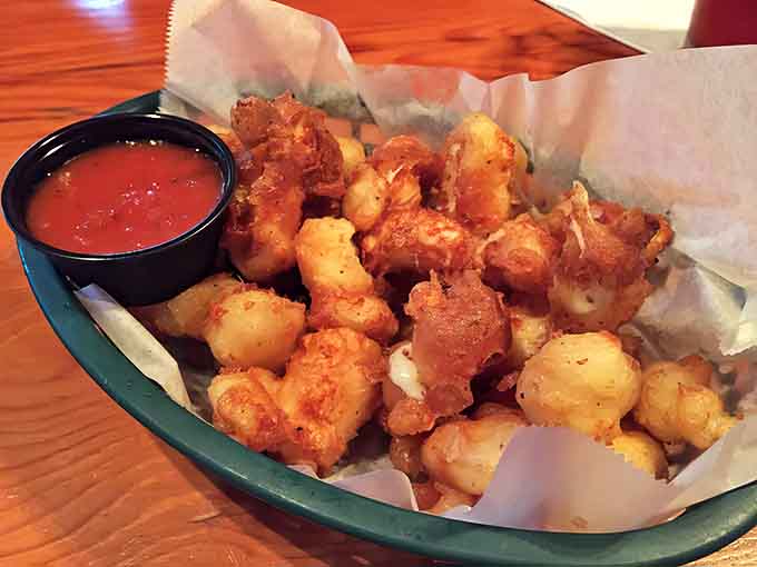 Golden, crispy, and fresh from the fryer, these cheese curds are what food dreams are made of, folks.