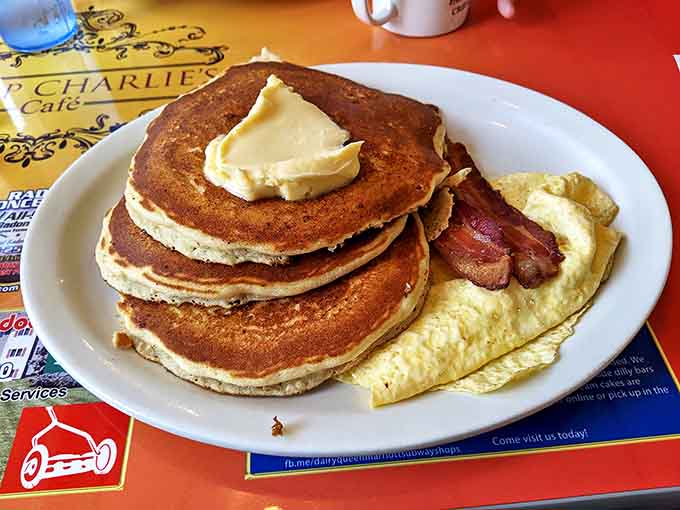 Pancakes: Golden-brown discs of fluffy perfection with melting butter &ndash; the kind that make you question why you'd eat anything else.