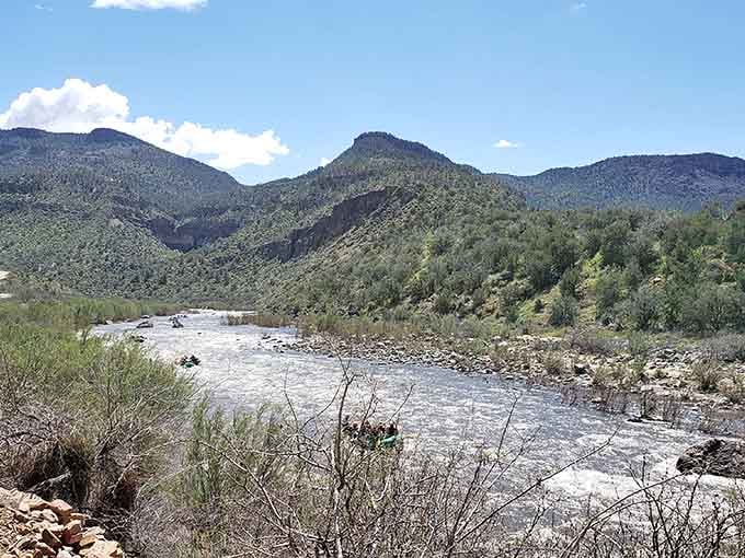 The scenic route to Cibecue Falls proves that getting there really is half the fun, especially with views like this.