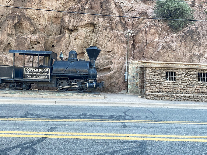 This vintage "Copper Head" locomotive isn't just Instagram bait &ndash; it's a tangible connection to the industrial heritage that built this town.