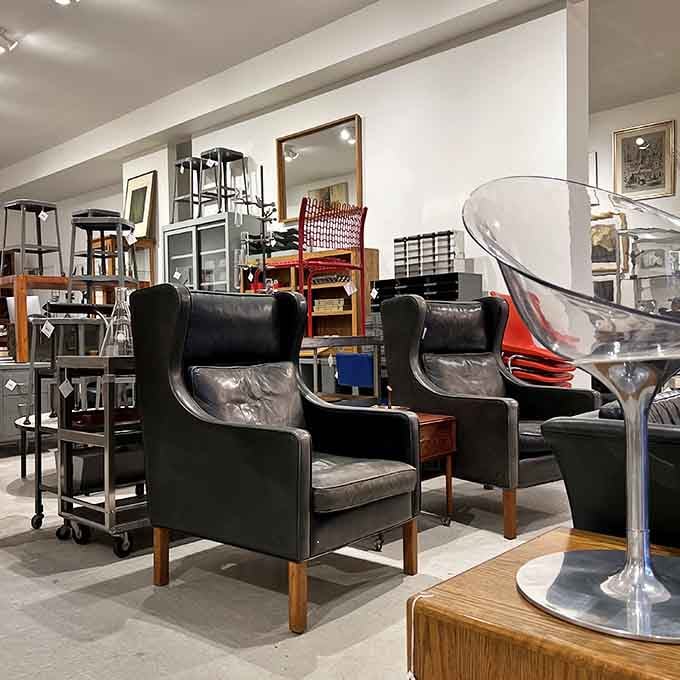 This buttery leather chair has supported more important conversations than your therapist's couch, and it's got the patina to prove it.