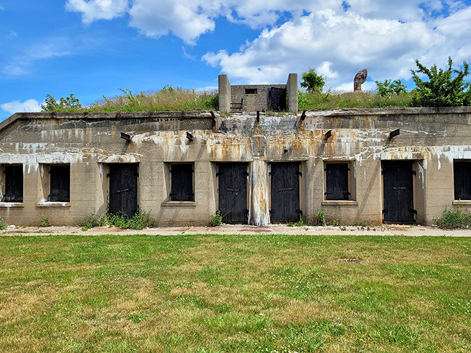 Fort Preble's weathered remains tell silent stories of coastal defense, its stone walls having witnessed centuries of Portland Harbor's evolving history.