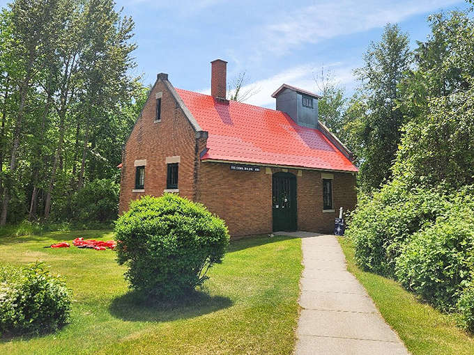 The charming brick gift shop offers maritime treasures and local crafts, with proceeds supporting the lighthouse's ongoing preservation efforts.