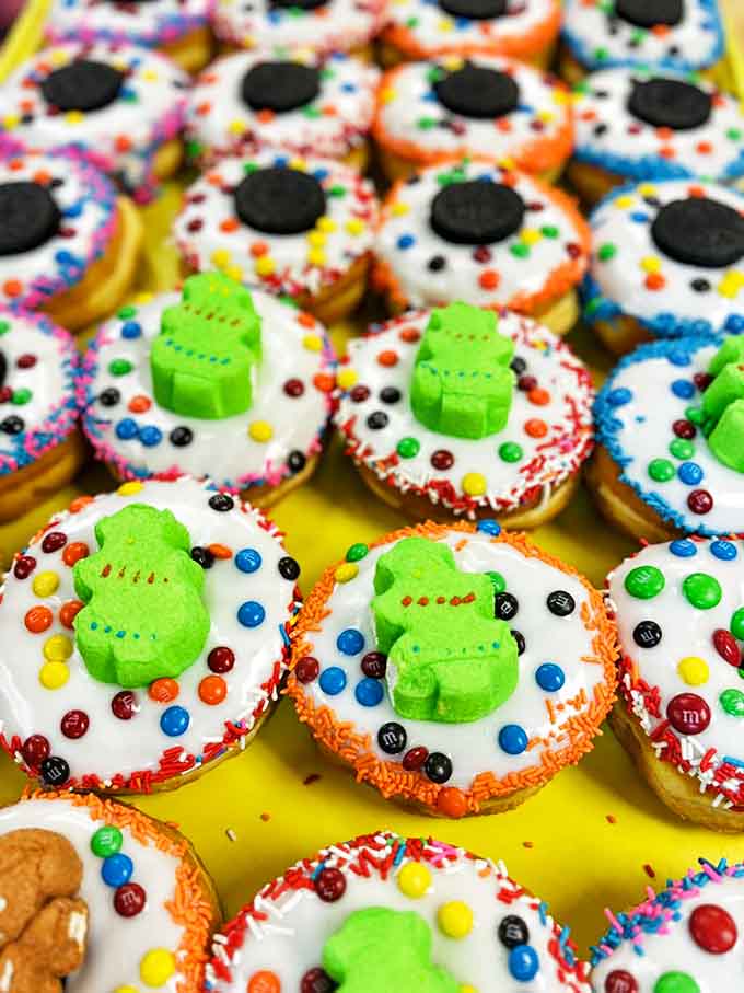 Halloween brings out the playful side of Max's kitchen wizards, with Oreo-topped creations and candy-studded masterpieces that make adults giggle like sugar-high children.