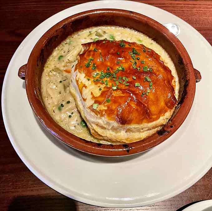 Behold the golden-crusted masterpiece that's converting pot pie skeptics across Minnesota, one buttery bite at a time.
