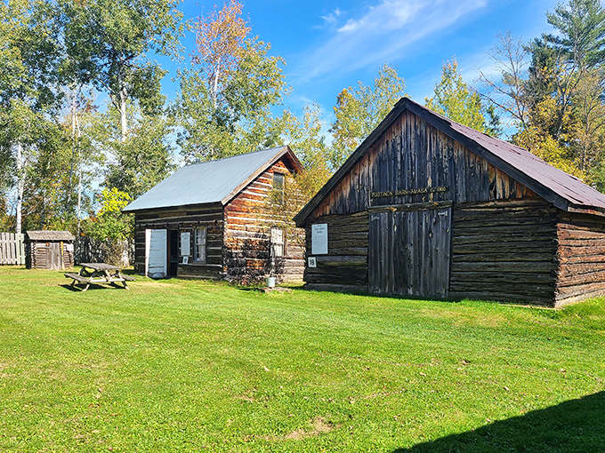 Iron County Historical Museum: Rustic log cabins preserve the pioneer spirit of the Upper Peninsula, where history isn't just displayed&mdash;it's lovingly maintained for future generations.