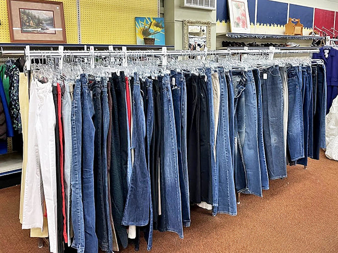 Denim heaven awaits in this blue jean bonanza – from designer labels to broken-in classics, all at prices that won't give your wallet the blues.