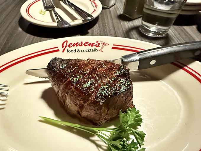 Behold the filet mignon in all its glory, perfectly seared and ready to deliver the kind of tenderness that makes steak lovers weep with joy.