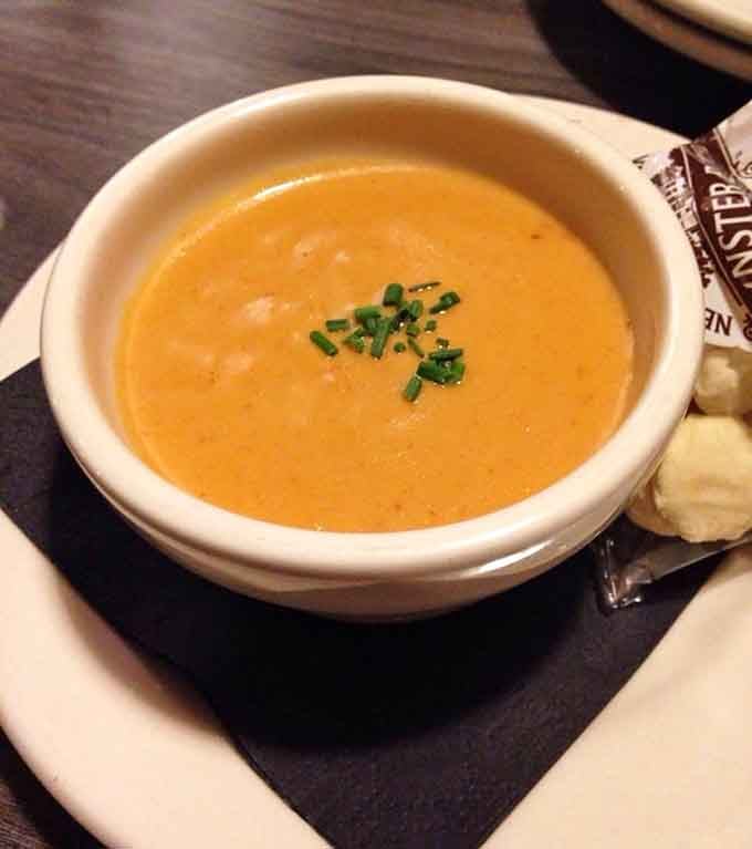 This lobster soup is what dreams are made of, rich and creamy with generous chunks of tender lobster.