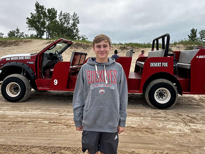 Young adventurers find that dune rides create the perfect backdrop for vacation memories that'll last longer than summer tans.
