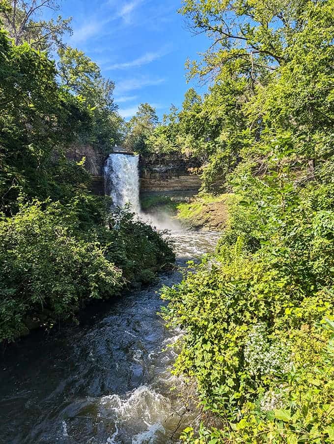 The main event: water cascading down limestone cliffs with the kind of power and grace that makes you understand why people have been visiting this spot for centuries.