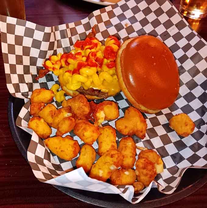 Golden perfection meets melted dreams in this basket of crispy, gooey cheese curd heaven.