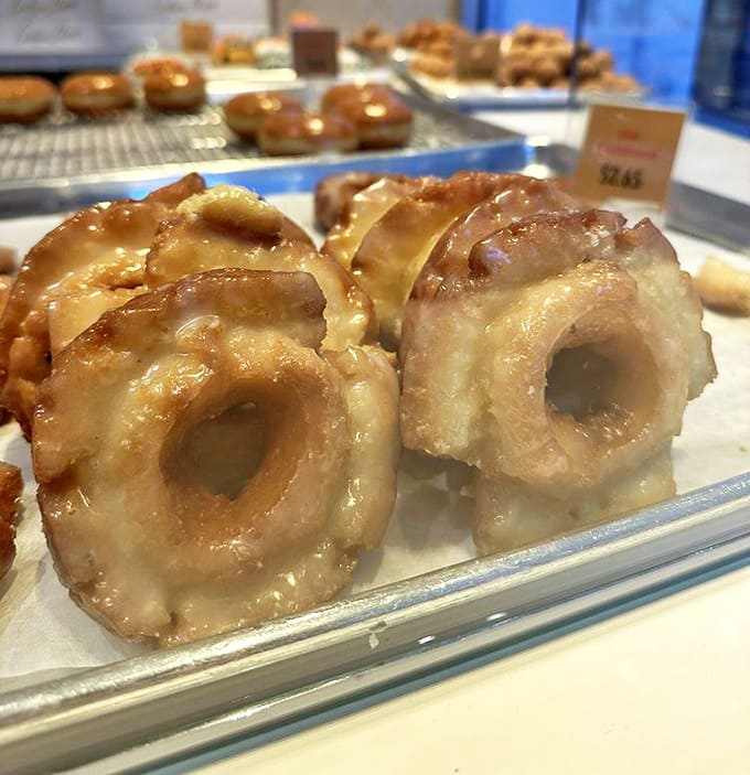 These old-fashioned donuts aren't just good, they're close-your-eyes-and-sigh good, with that perfect balance of crackly exterior and tender interior.