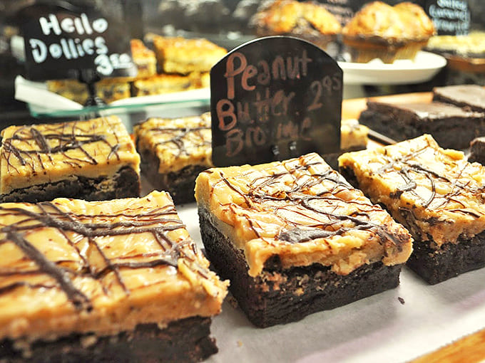 These aren't just brownies&mdash;they're chocolate slabs of joy topped with peanut butter swirls that would make Elvis weep with happiness.