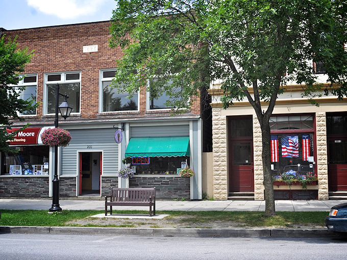 Downtown Poultney offers a charming collection of independent shops where locals greet visitors like long-lost friends.