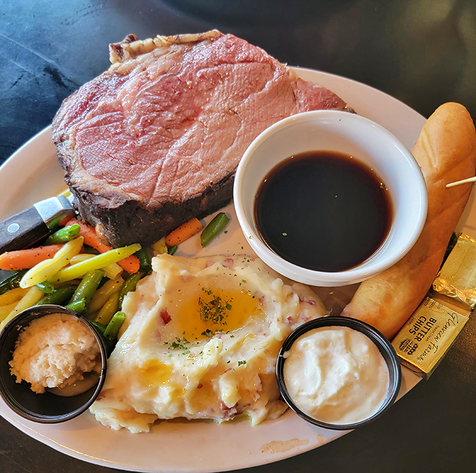 This isn't just prime rib&mdash;it's a masterpiece of meat, perfectly marbled and roasted until it practically melts on your fork.