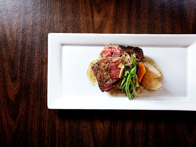 This perfectly seared ribeye represents everything right about simple ingredients treated with respect, skill, and just the right amount of heat.