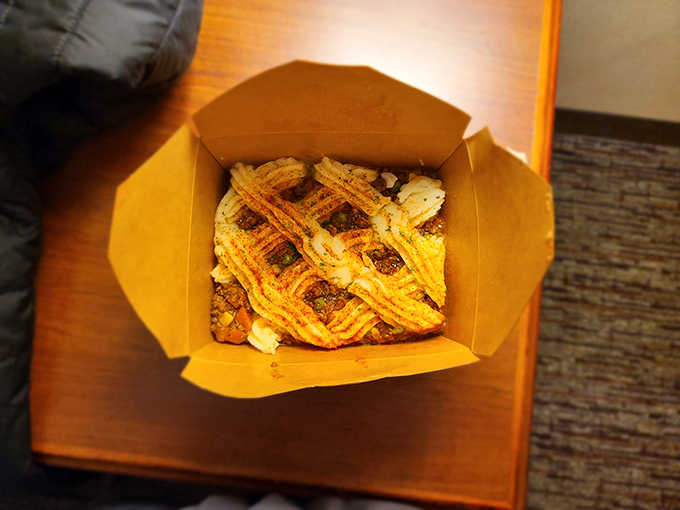 What looks like a humble casserole transforms into a transcendent experience &ndash; waffle-topped comfort food that would make any Irish grandmother weep with joy.