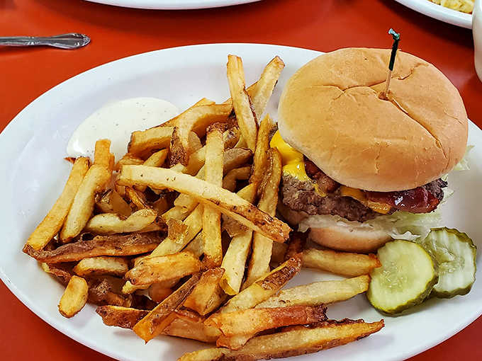 This California Cheeseburger isn't just a meal, it's a revelation &ndash; perfectly balanced flavors that make you wonder why you'd eat anything else.