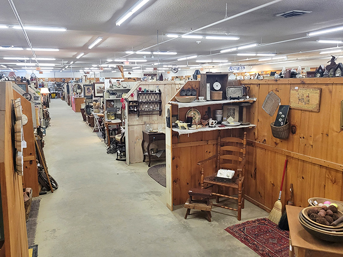 At Stone House Antique Center, every booth tells a story, inviting you to explore treasures carefully arranged in every corner.